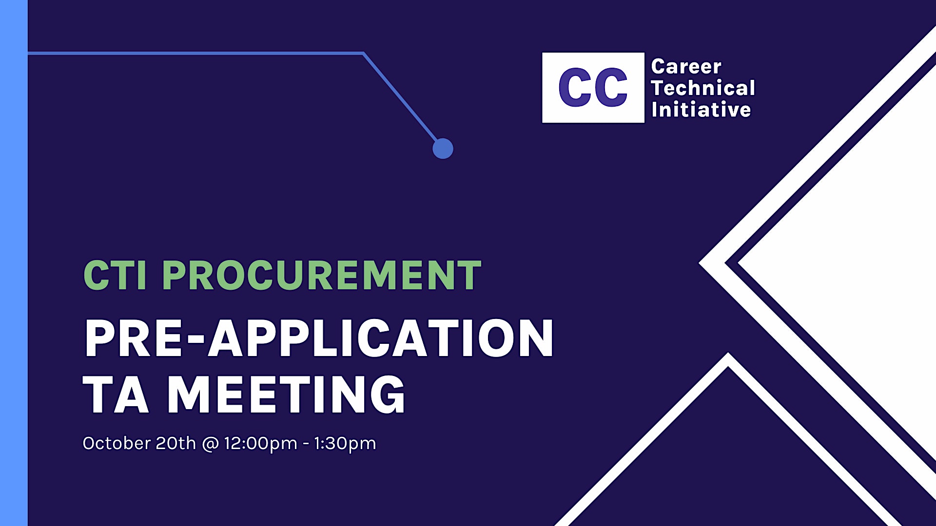 Commonwealth Corporation - CTI Procurement | Pre-Application TA Meeting
